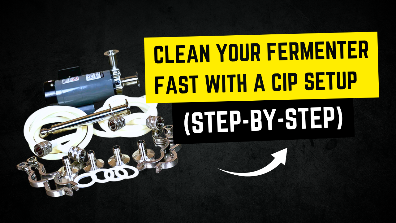 How to CIP Clean a Stainless Fermenter | BrewTaurus – BrewTaurus.com ...