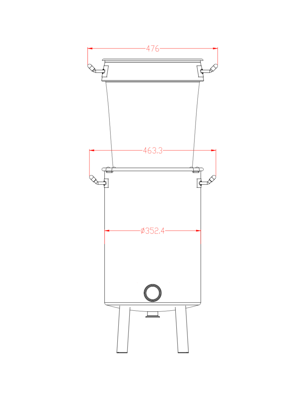 K40 Boil Kettle + Malt Pipe – Complete Set | BrewTaurus – BrewTaurus ...